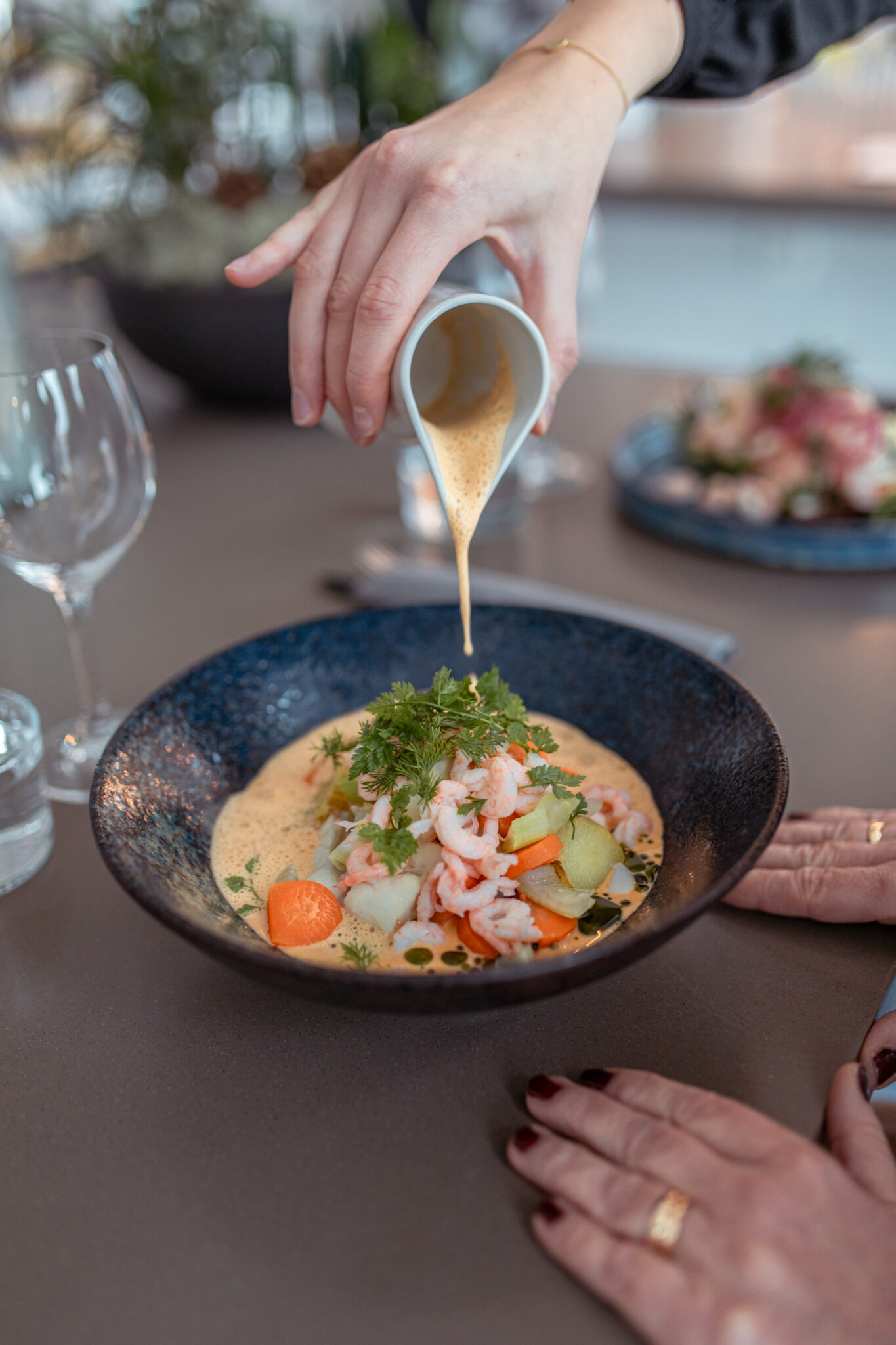 Dagens lunch på Restaurang G - Gullmarsstrand